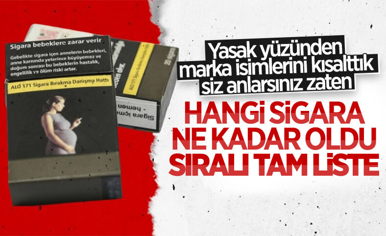 Sigara fiyatlarına paket başı 4 liralık zam geldi - Ekonet Haber